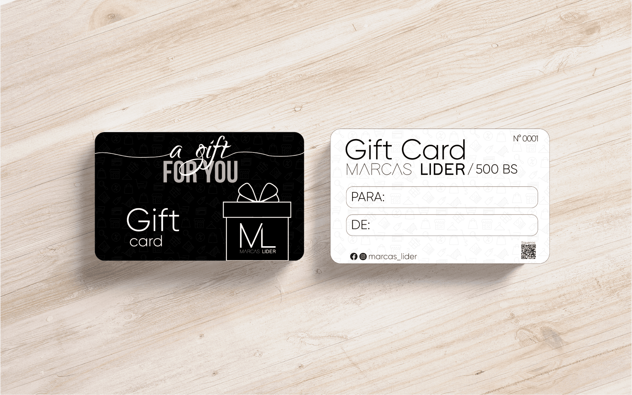 Gift Card 500 Bs. - Marcas Líder